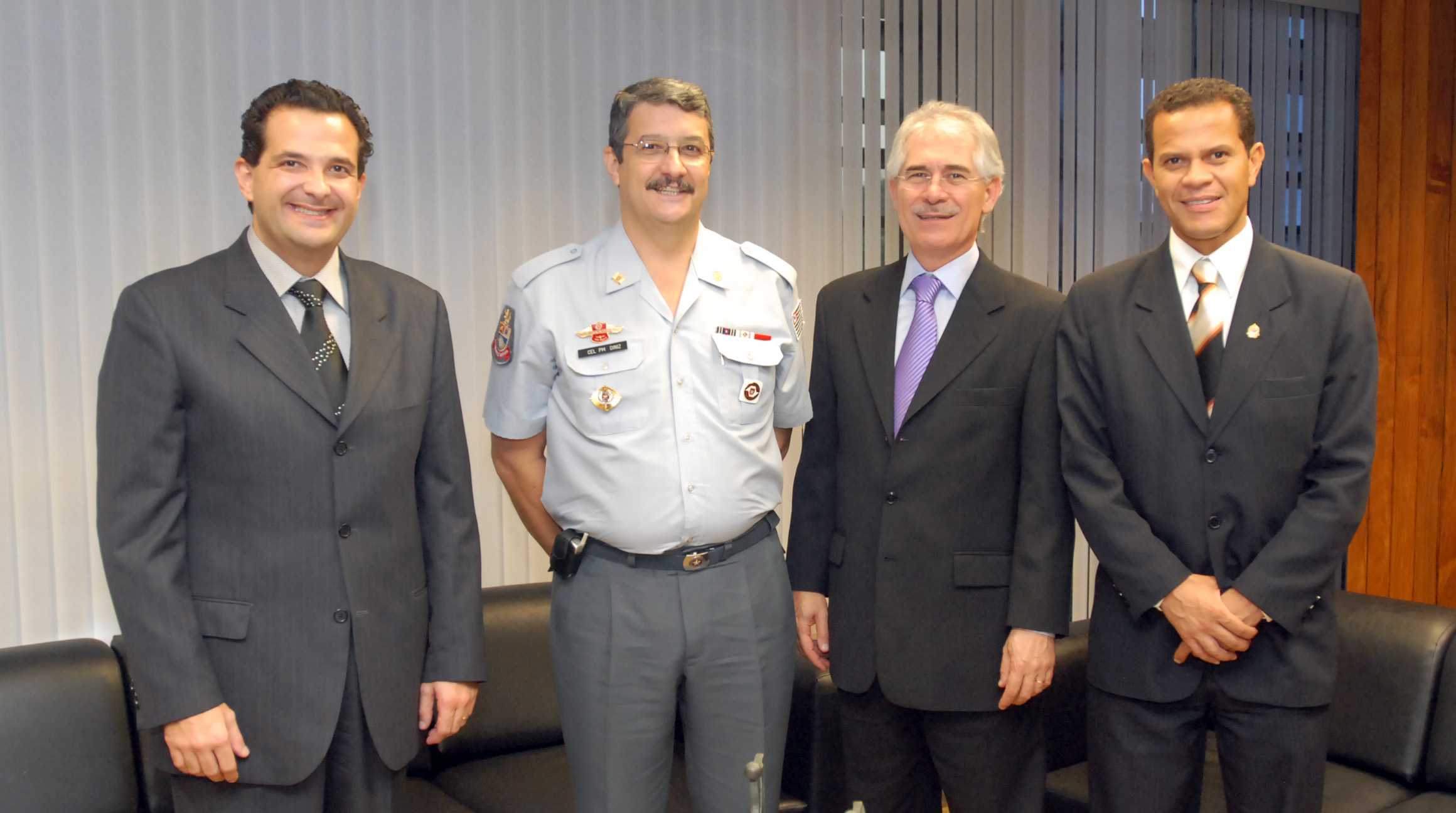 Comandante geral da PM de São Paulo felicita a nova Mesa Diretora
